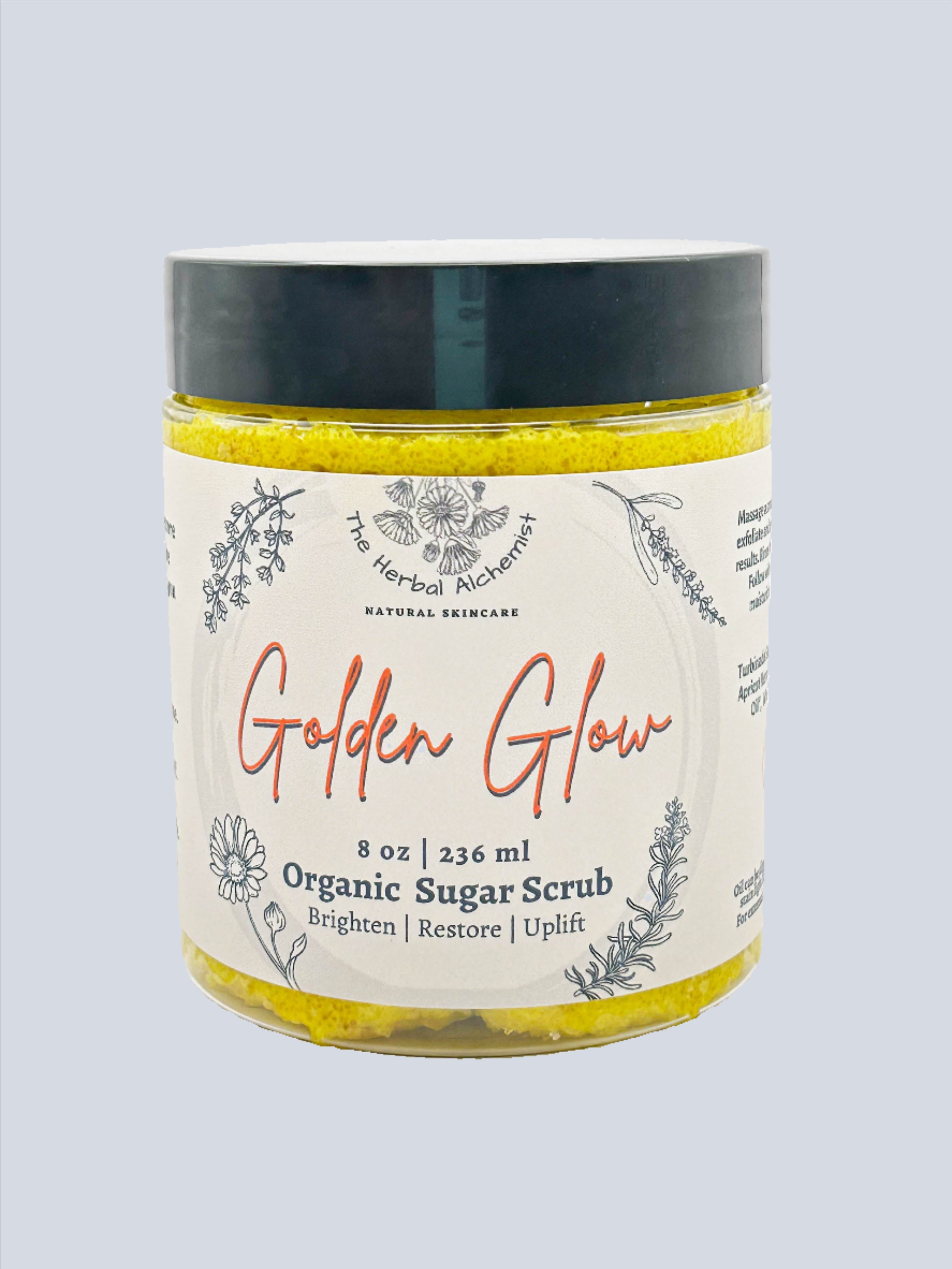 Golden Glow Scrub | Boost Collagen, Brighten, Exfoliate & Moisturize ...